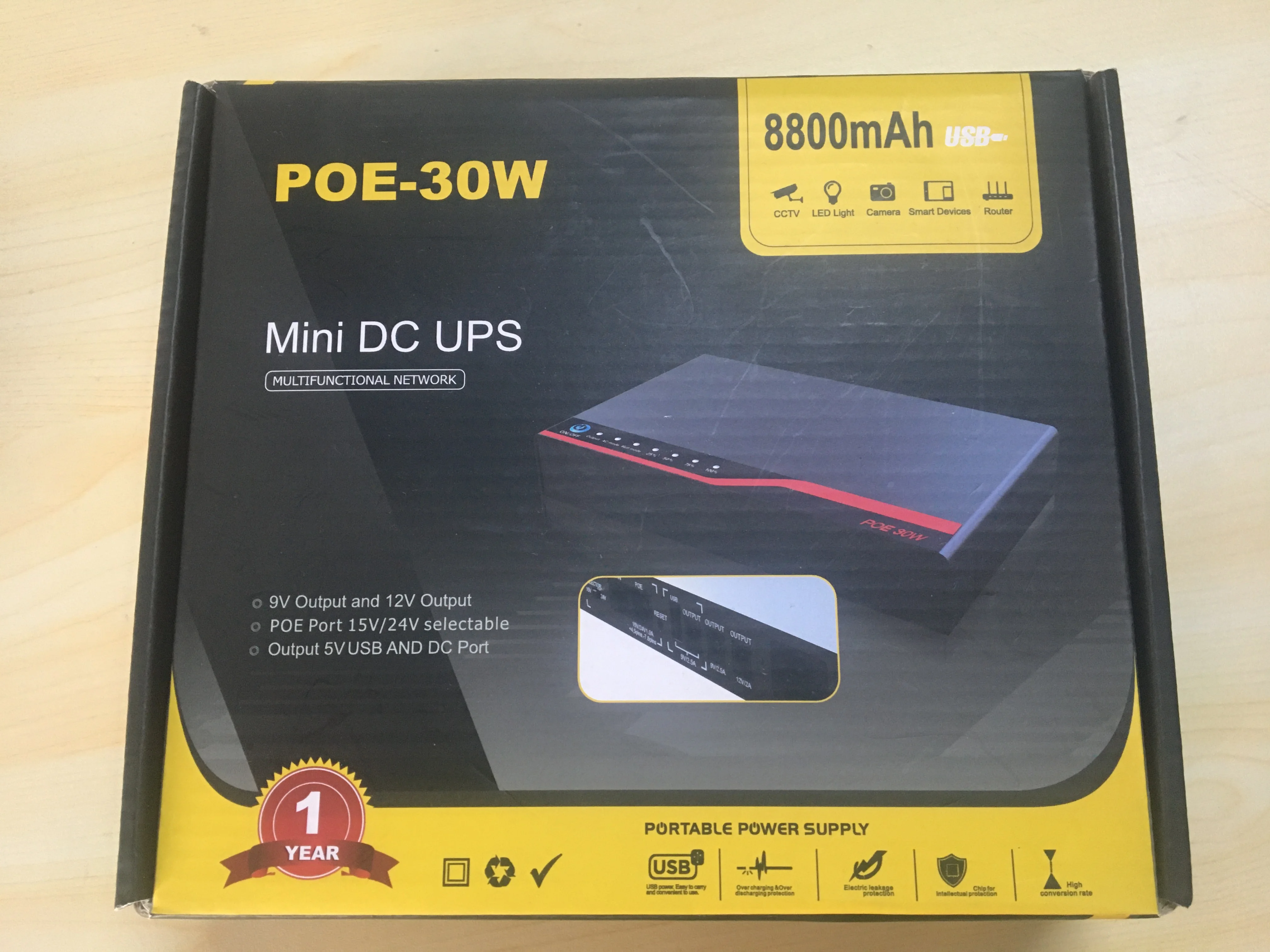 110v 220v Mini Dc Ups Poe Mini Ups 9v 12v 15v 24v For Wifi Router - Buy ...