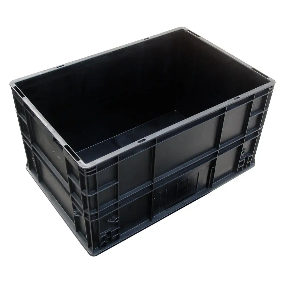 Industrial Black Antistatic Containers Esd Plastic Component Box ...