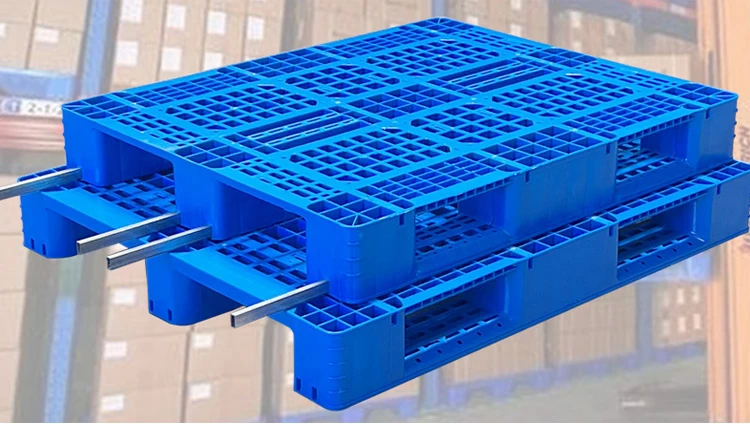 Heavy Duty Warehouse Plastic Pallet Double Sides Reversible Plastic ...