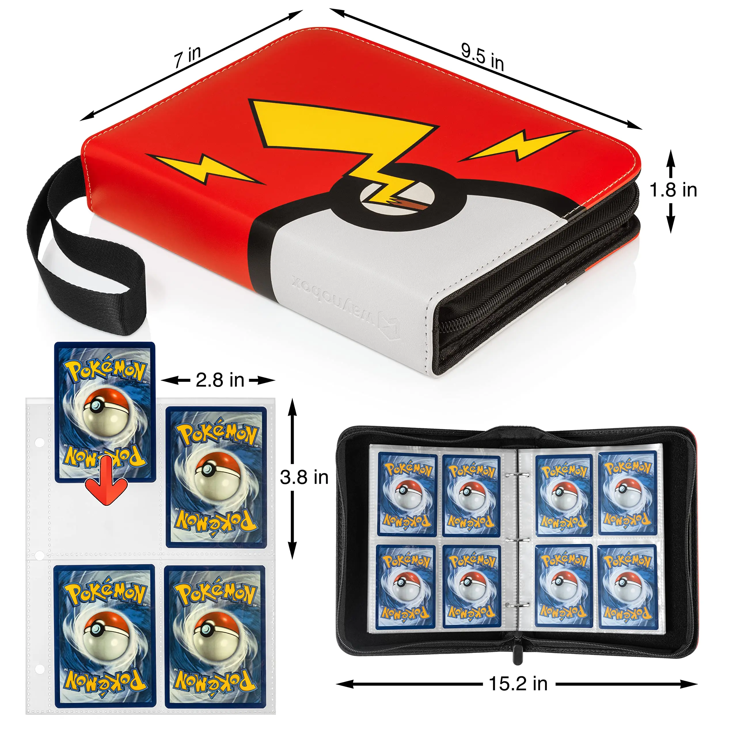 Charizard PVC Pocket Folder & Sheet Protector - Pokémon Binder