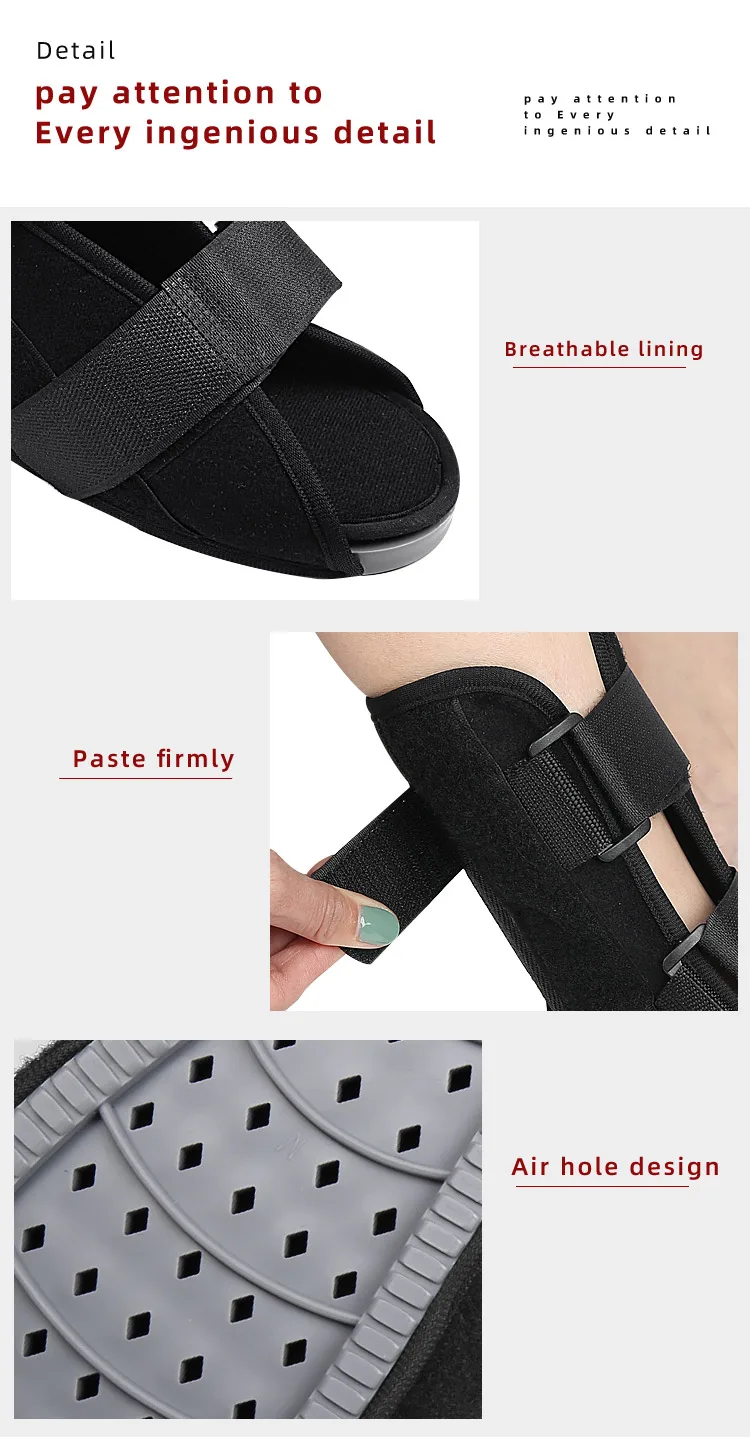 Adjustable Sports Ankle Fixation Brace Orthopaedic Splint Brace with ...