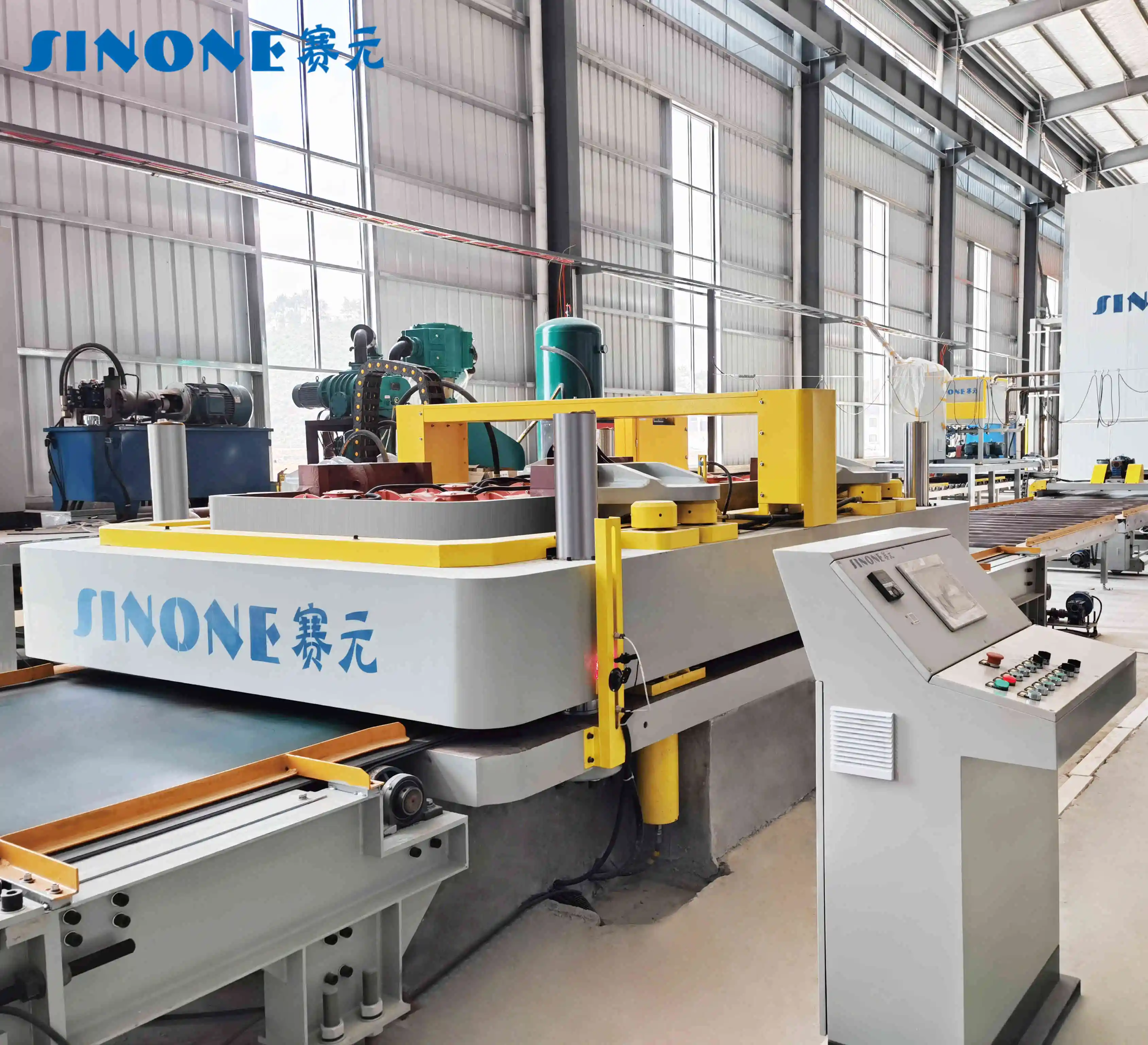 Artificial Quartz Slab Vacuum Vibrating Moulding Press Machine