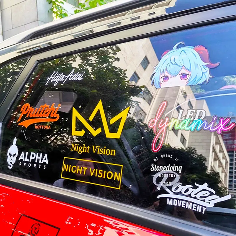 Custom Car Window Stickers - Weatherproof Vinyl Vehicle Decals with ...