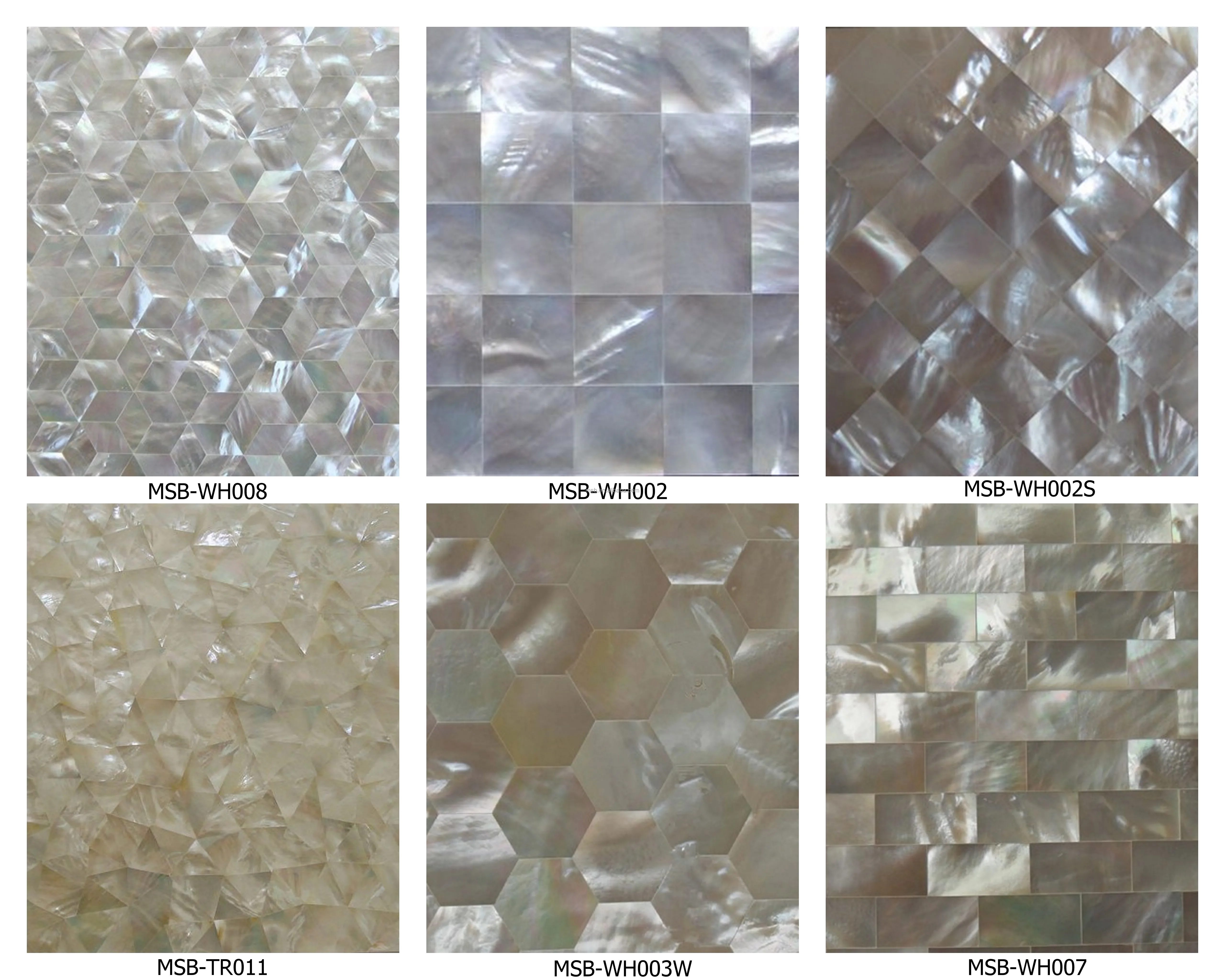 Wholesale Capiz Shell Mosaic Tile for Interior Decoration