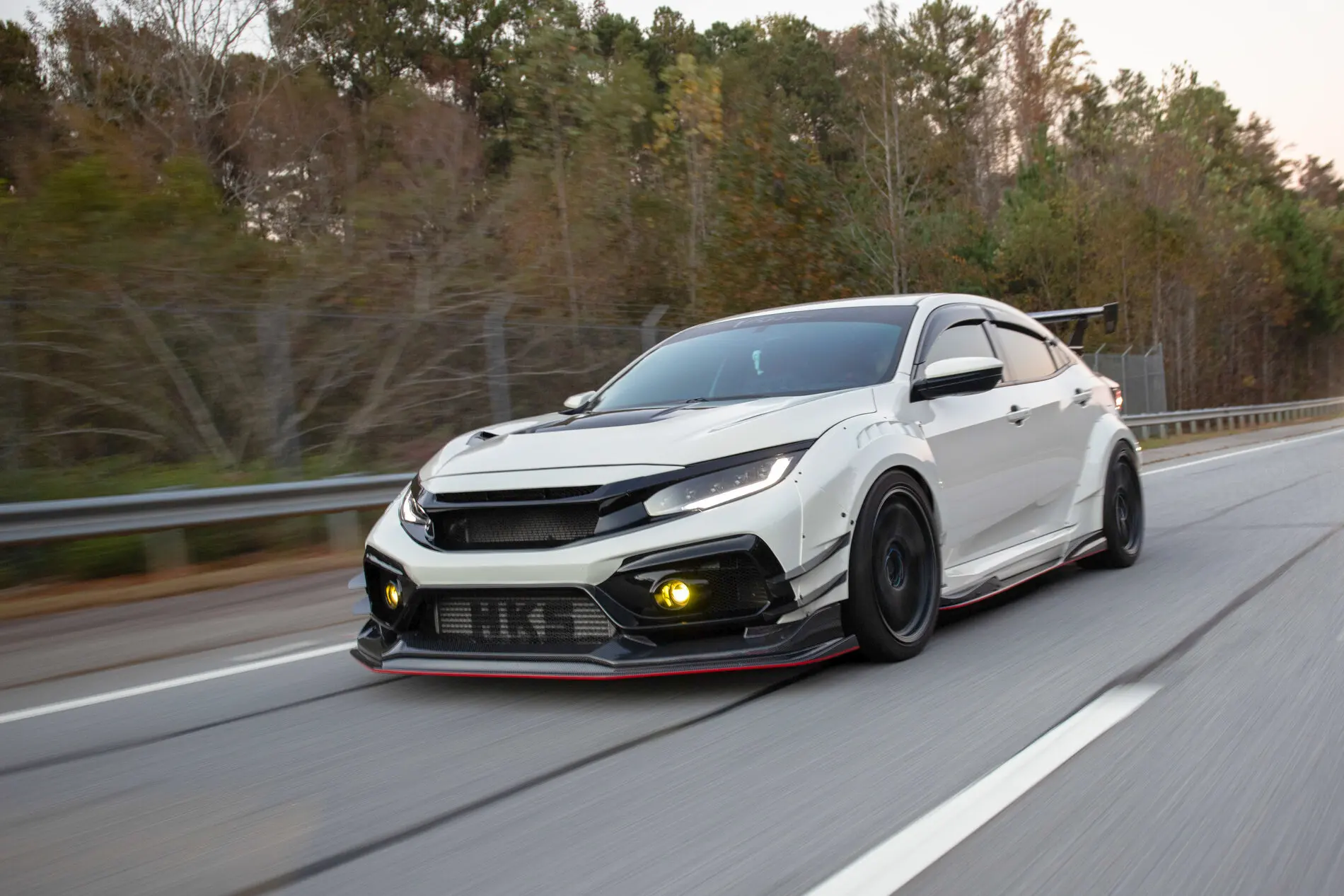 Honda Civic Type R FK8 VRS-W Type Rear Fender 8pcs 17 Onwards