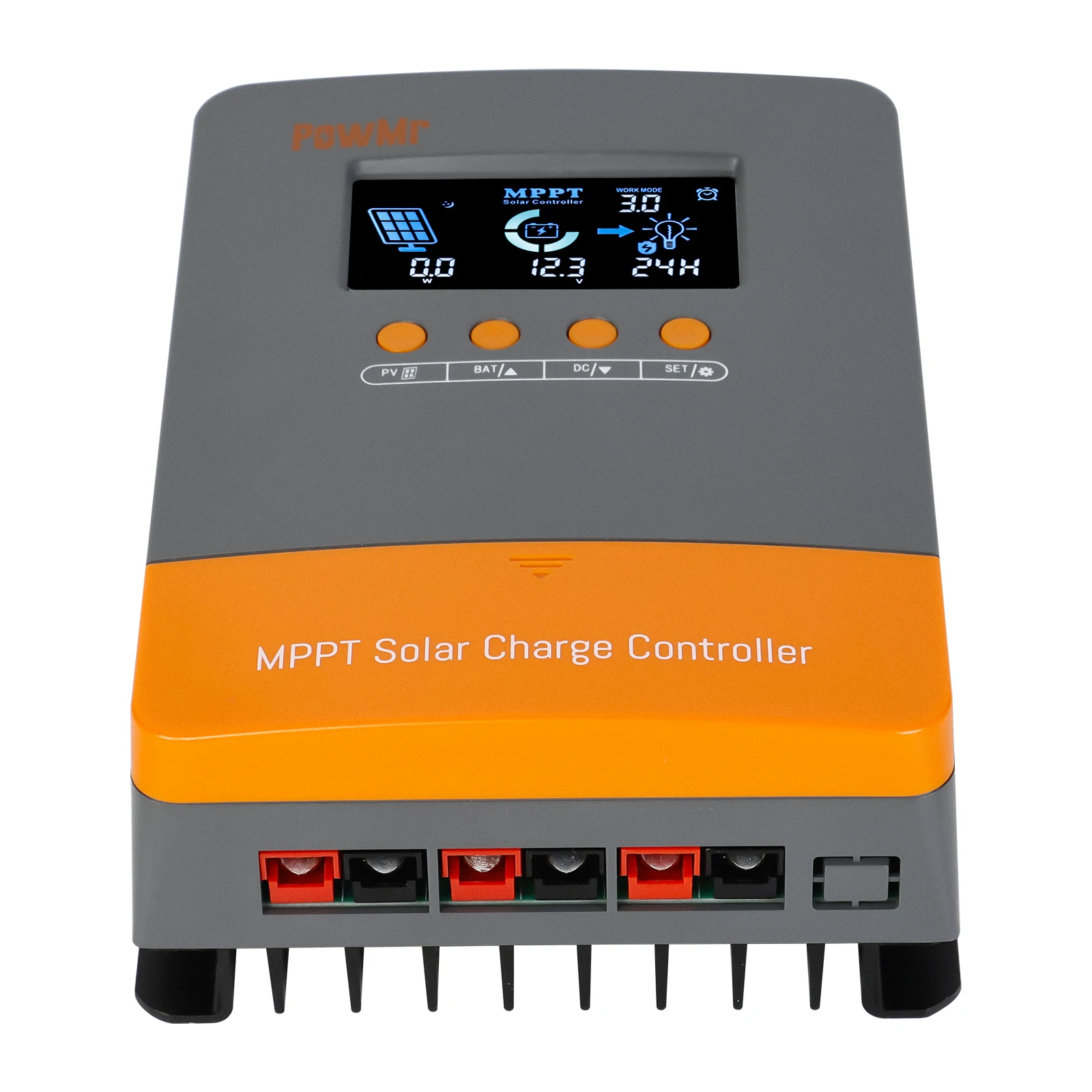 Powmr New Mppt 60a Large Screen Solar Charge Controller 12v/24v/36v ...