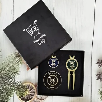 Custom Logo Golf Gifts Set Box With Golf Divot Tools,Golf Tees,Ball ...