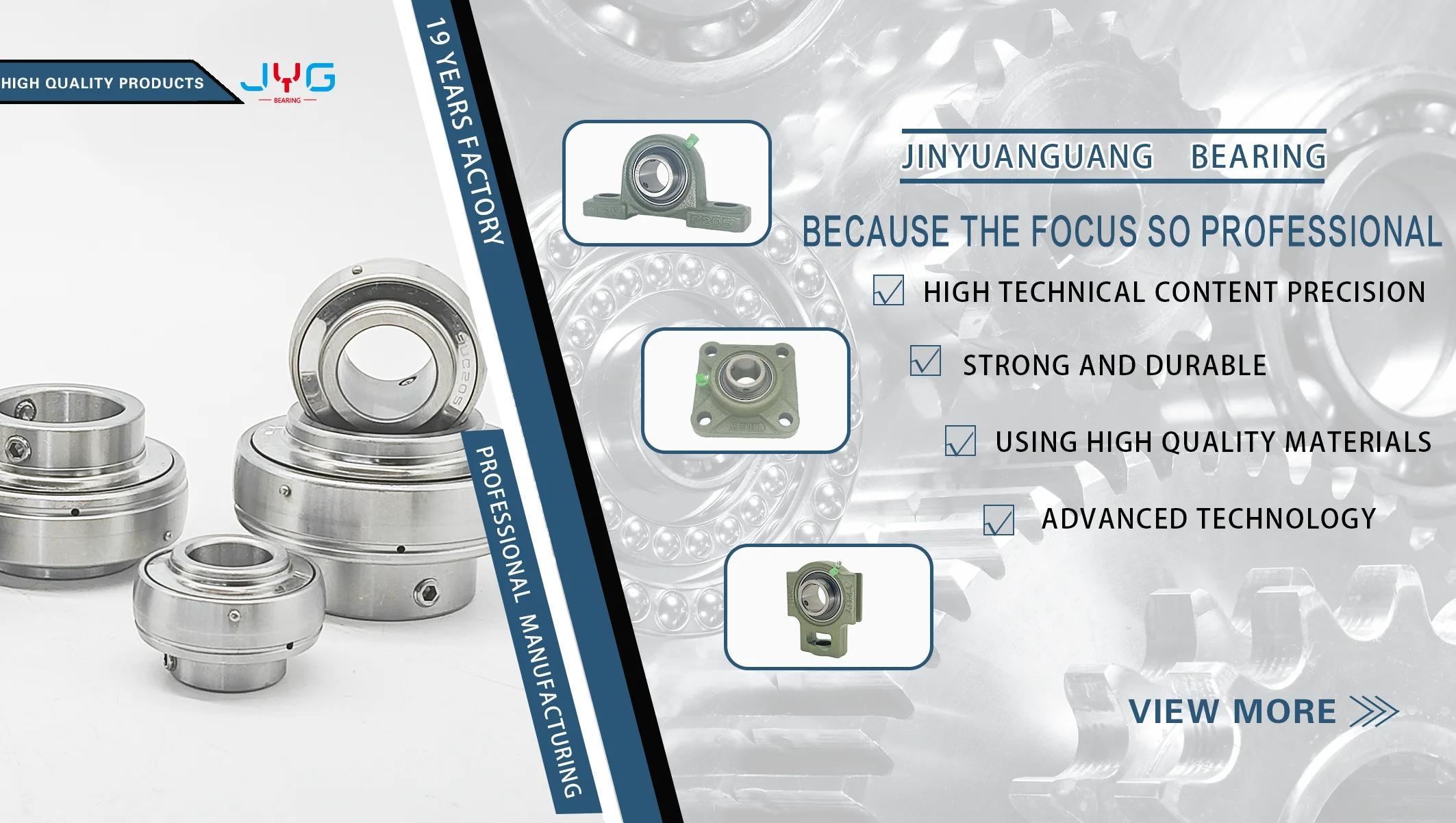 High Precision Insert Ball Bearing - UC204-12 SA205 SB 204 Sb208
