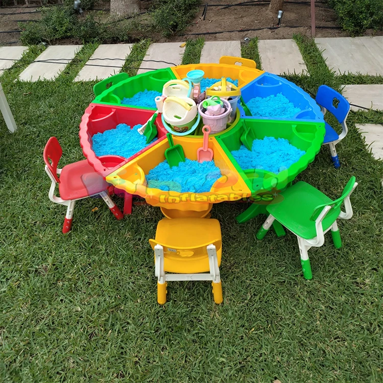 Funworld Kids Play Table and Chair Set - Party Colorful DIY
