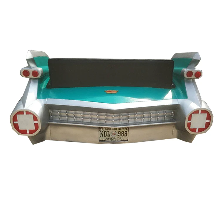 Vintage Classic Retro Cafe Car Diner Restaurant Booth Seating Furniture