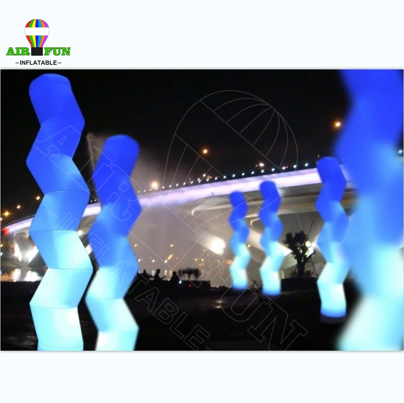Inflatable Led Lighting Touch Column Led Glowing Pillar For Event ...