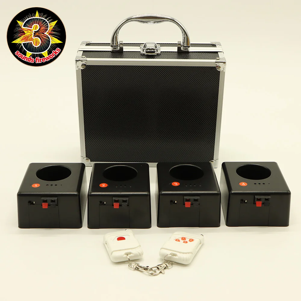 4 Cues Wedding Wireless Cold Fountain Pryo Mini Sparkler Reusable ...