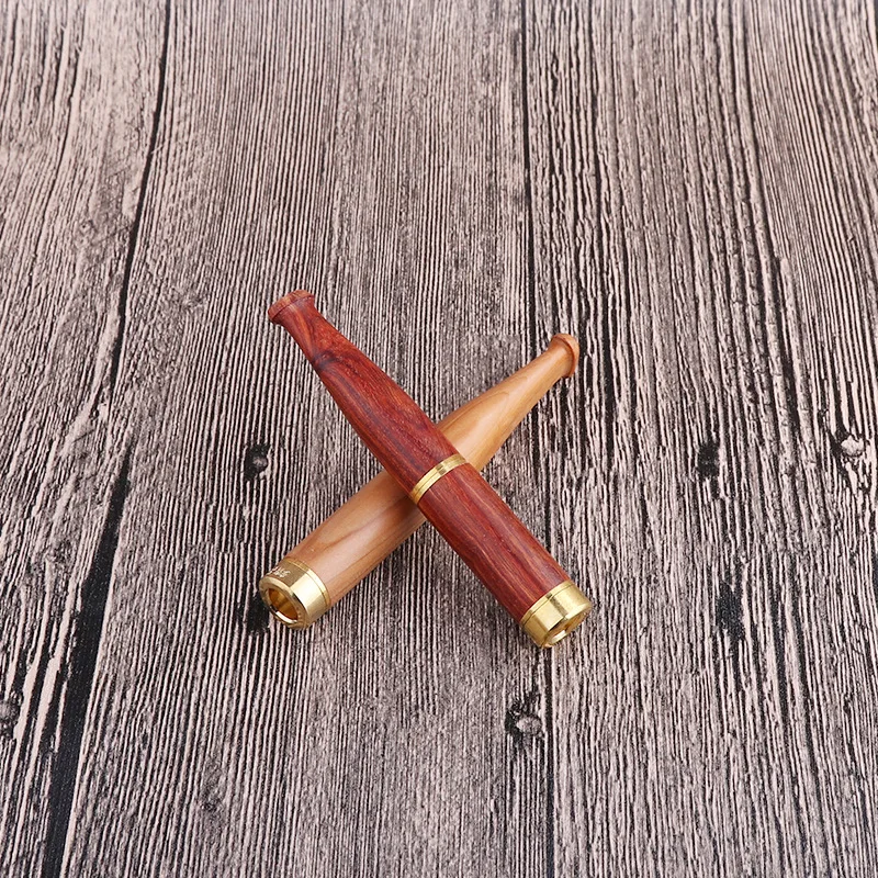 Smoking Set Wooden Double Filter Cigarette Holder Cleanable Rod Filter ...