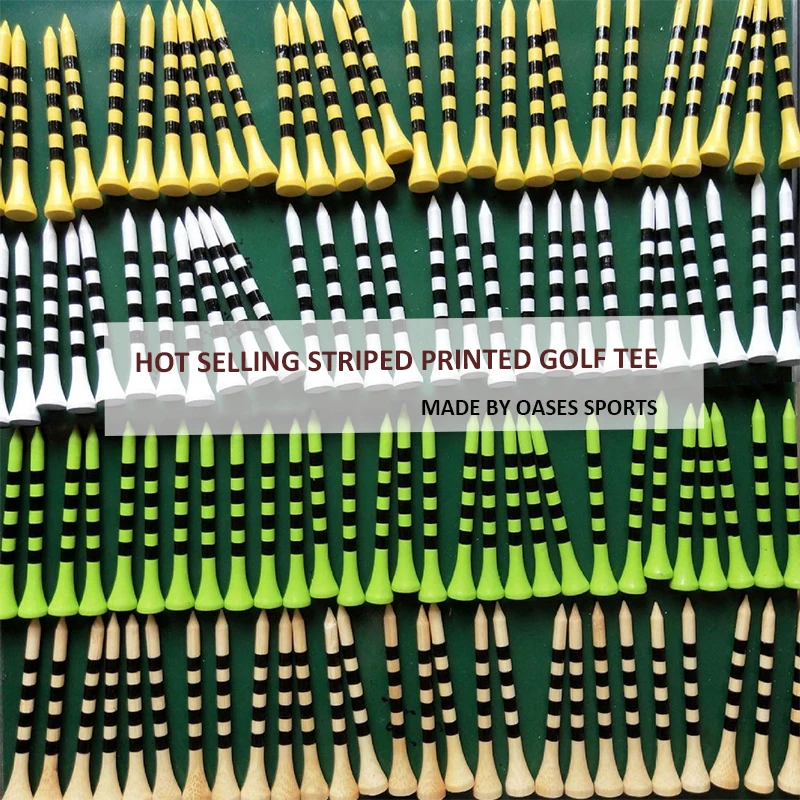 Customized Pack Imprint Wood Bamboo Golf Tee Pegs