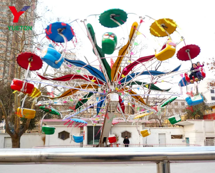 Double Flying Rides - Twister Paratrooper Fairground Attractions