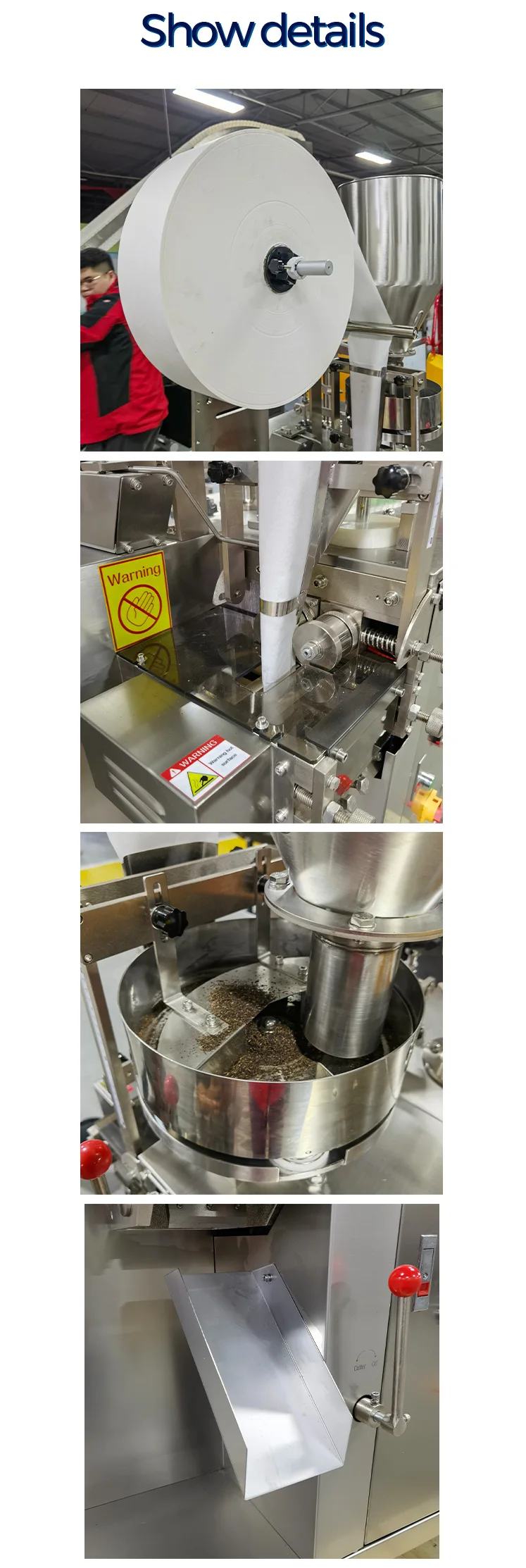 Automatic 1g 2g 3g Nonwoven Fabric Filter Paper Dried Snuff Powder ...