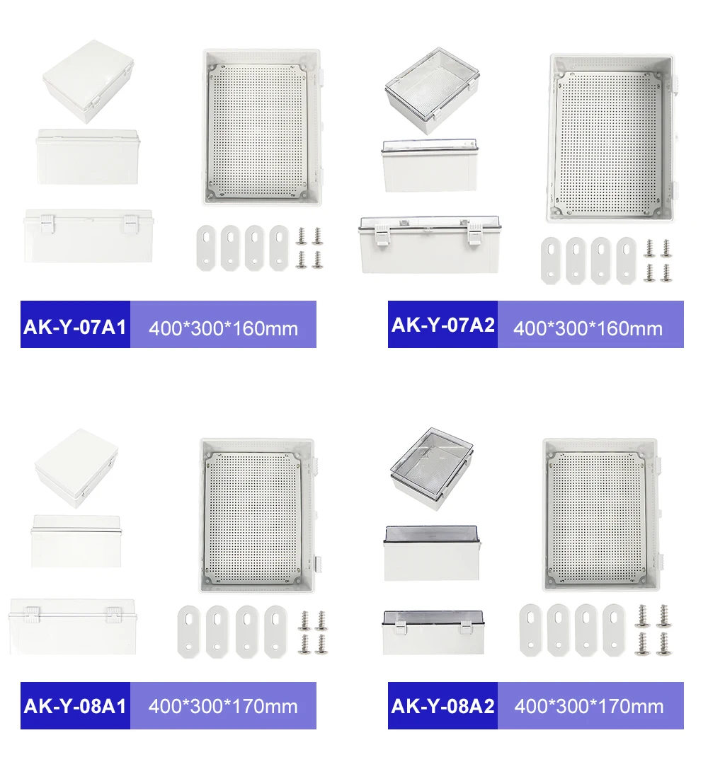 IP67 Hinged Cover Electrical Project Case - Waterproof & Dustproof