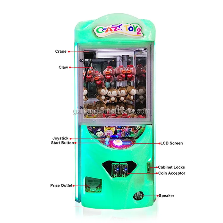 Wholesale Coin Operated Prize Vending Game Machine Malaysia