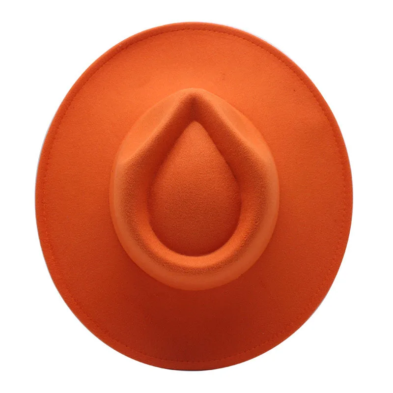 9.5CM Wide Brim Big Fedora Hat - Perfect for All Seasons