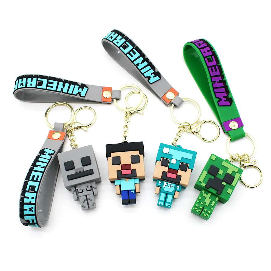 3d Pvc Rubber Anime Character Cartoon Figure Key Chain Keyring ...