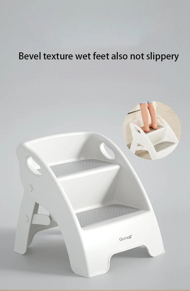 Foldable Children's Foot Stool Baby's Face Washing Stool Non-slip Foot ...