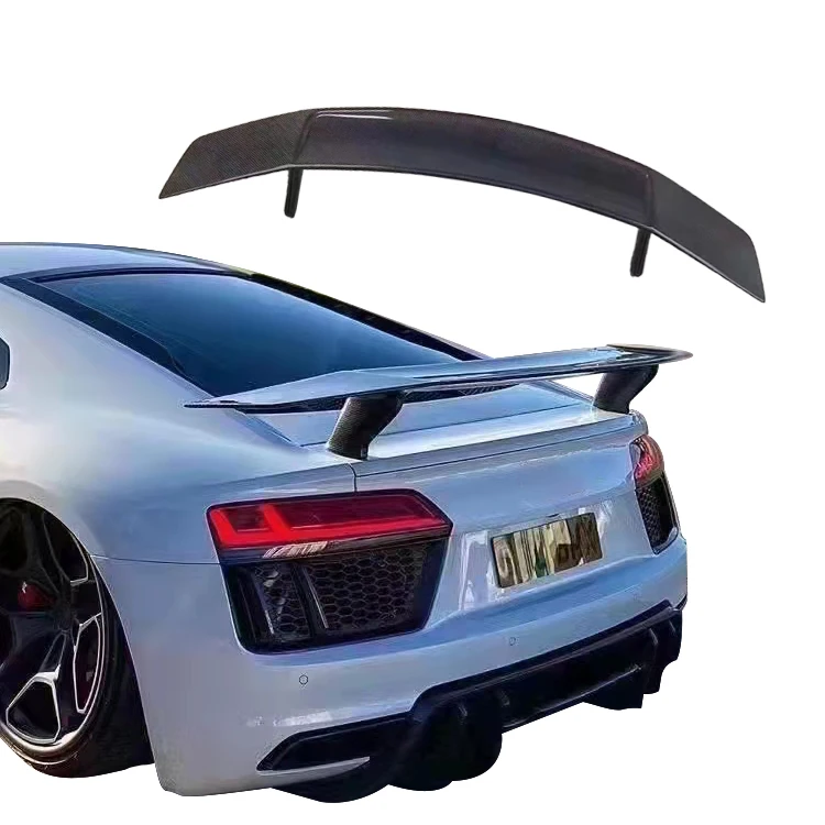 Carbon Fiber Rear Spoiler For Audi R8 Gt V8 V10 2008-2014 - Buy Carbon ...