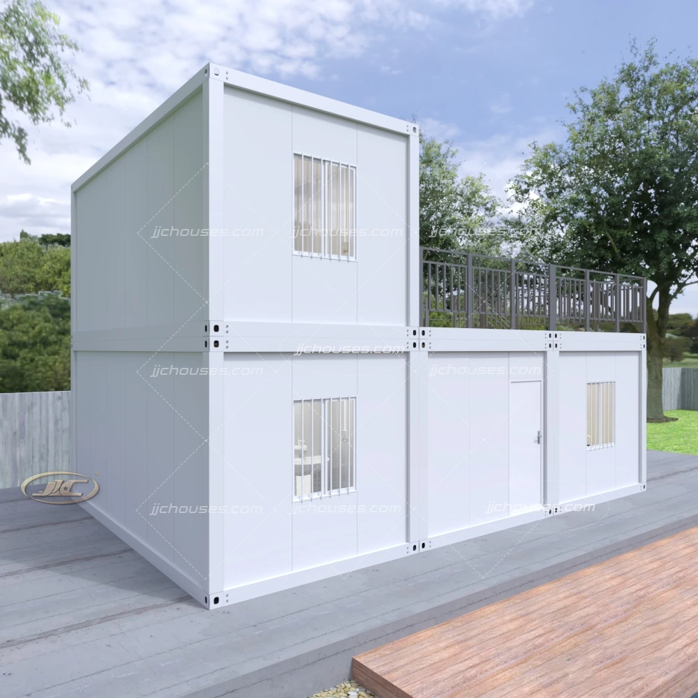 Two Story Prefabricated Home With Terrace,prefabricated Home Australian ...