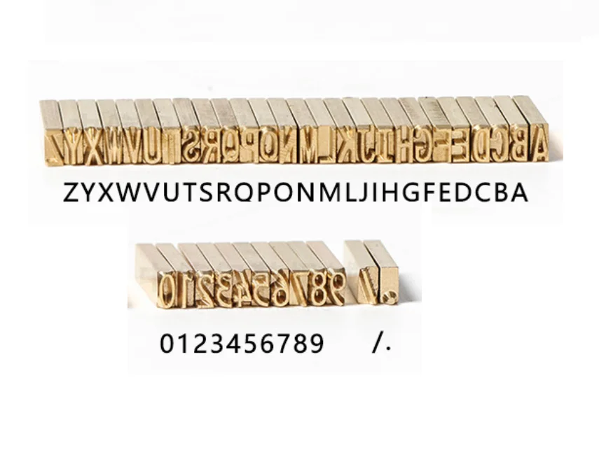 New Bell Hot Stamp Letters Font for Foil Stamping Machine Brass to Code ...