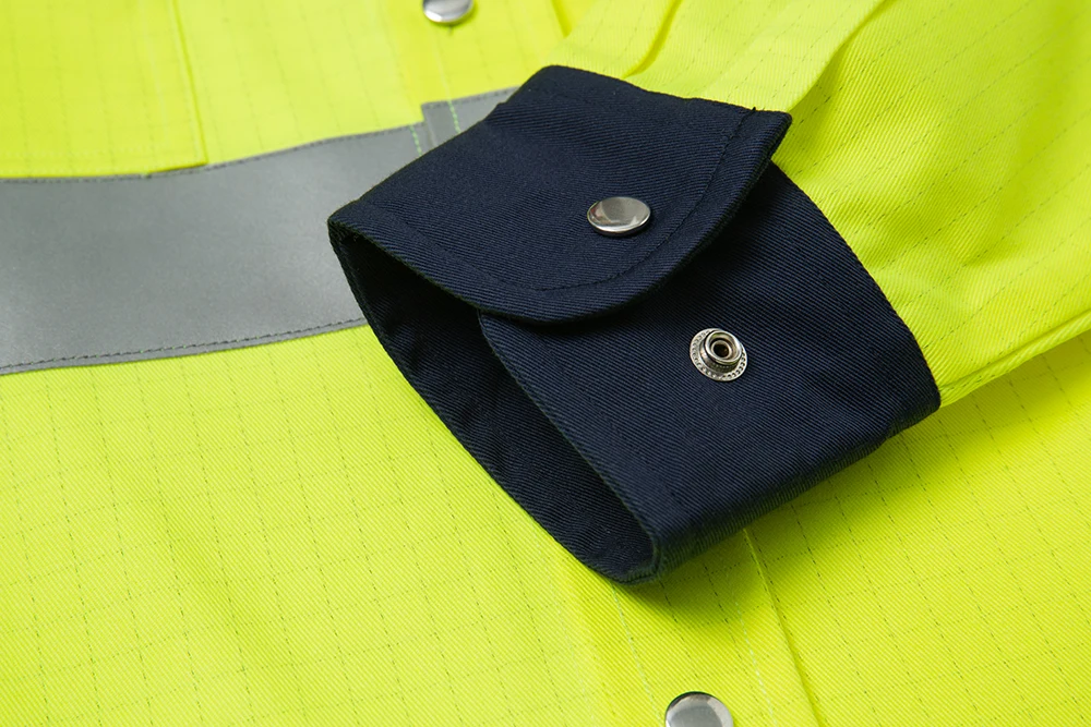 Fire Retardant Industrial FRC Shirt - High Visibility Workwear