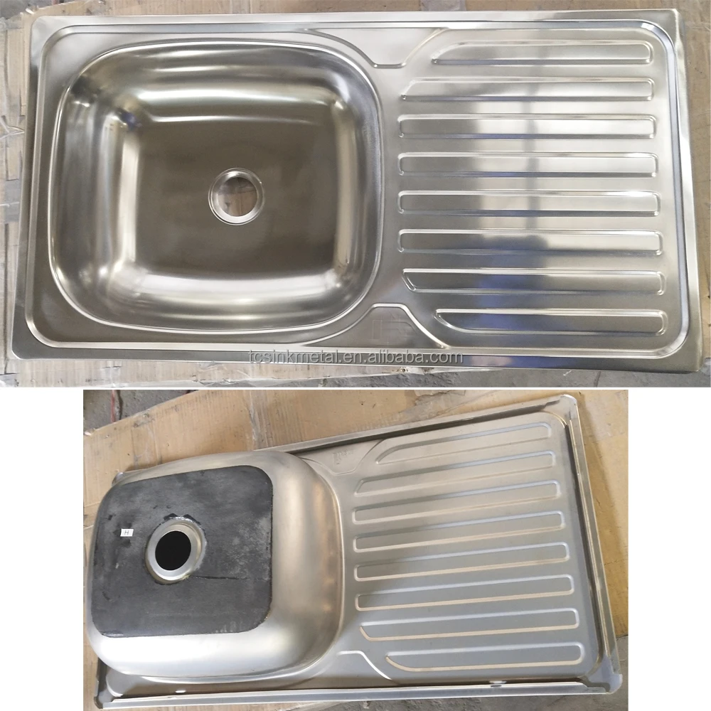 750x400mm Used Stainless Steel Kitchen Sink for Big Sales in Indonesia