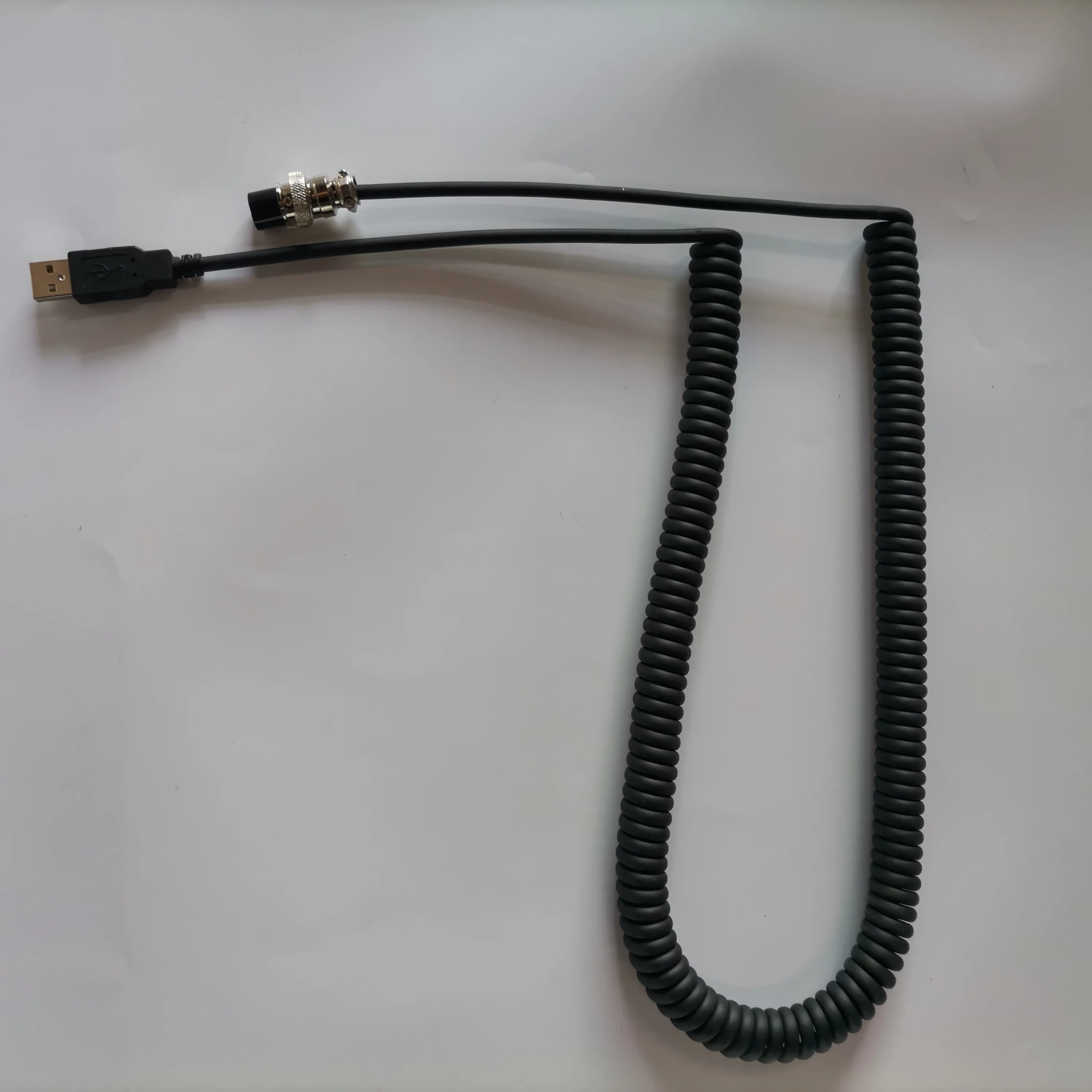 4x24wg Coiled Communication Cable Retractile Coiled Spiral Cables With ...