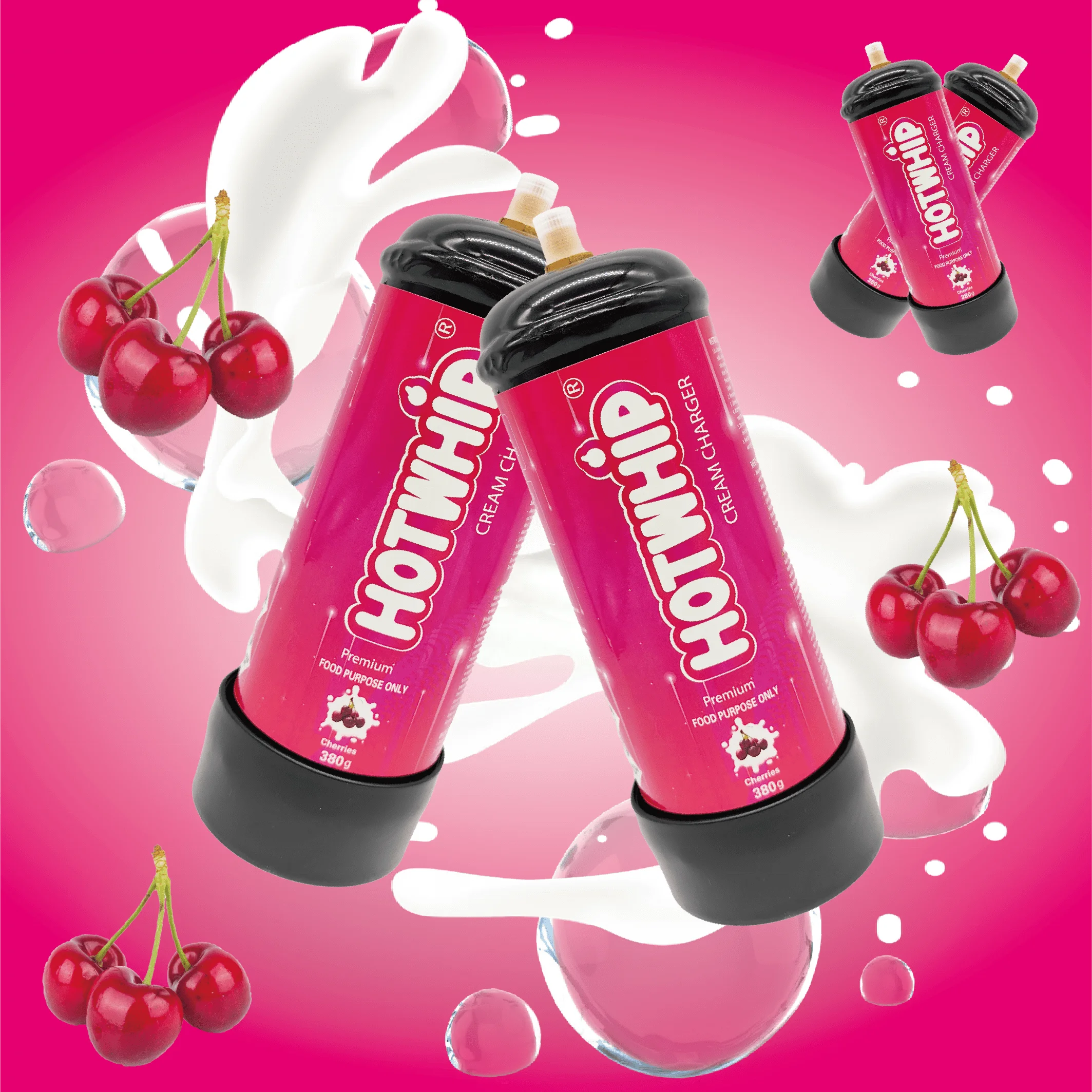 Strawberry Mango Flavor Whipped Cream Dispenser Cartridge Tank Nitrous ...