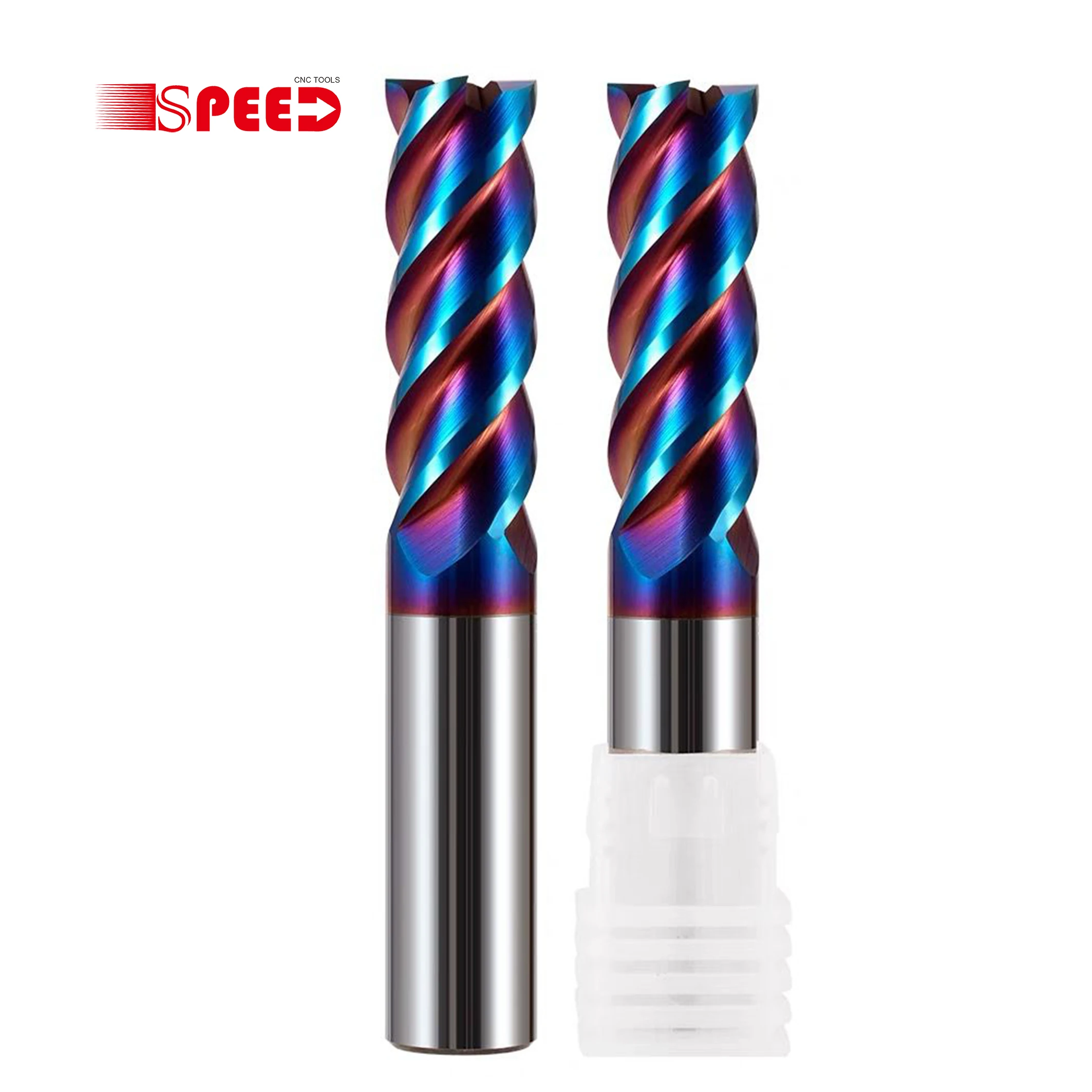 High Quality Carbide End Milling Cutter Carbide Tool HRC55 4 Flutes End ...