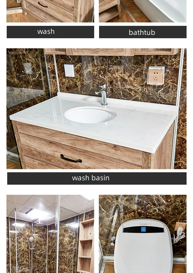Luxury Prefabricated Bathroom - Complete Integrated Unit
