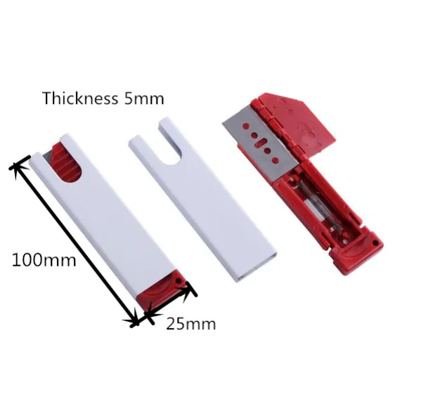 Mini Box Cutter Safety Auto Retractable Multi Tool Utility Knife ...