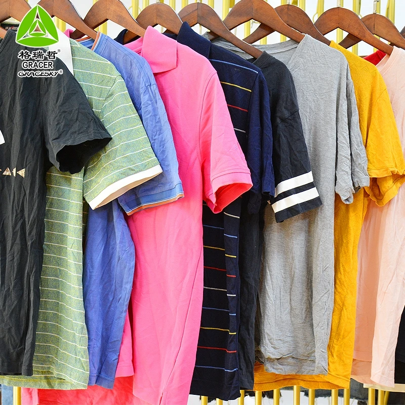 Shop High-Quality Used T-Shirts from Gracer Clothing Bales