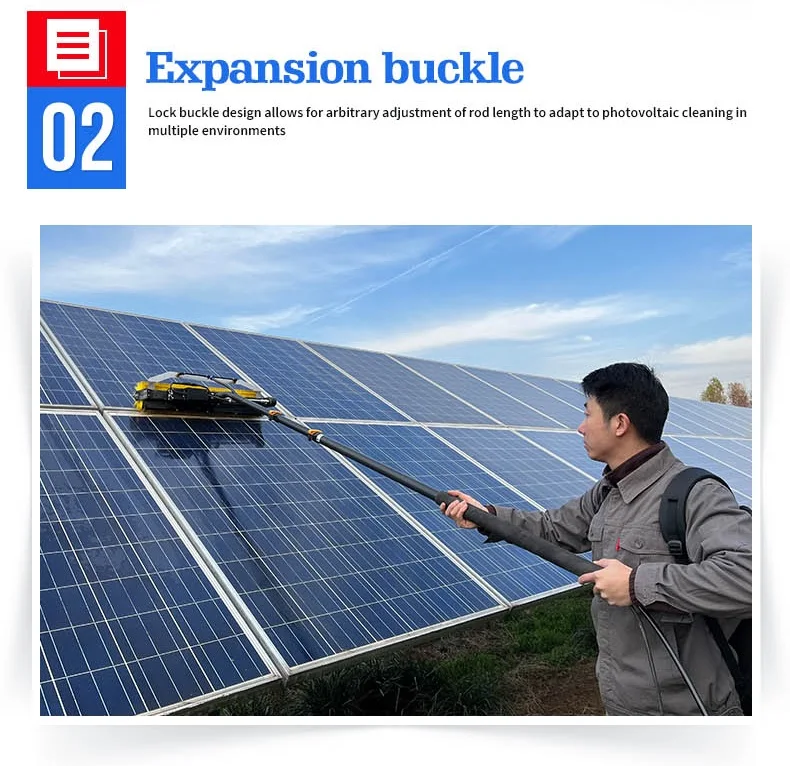 Battery Solar Panel Cleaning Equipment Robotic Energy Cleaning System ...