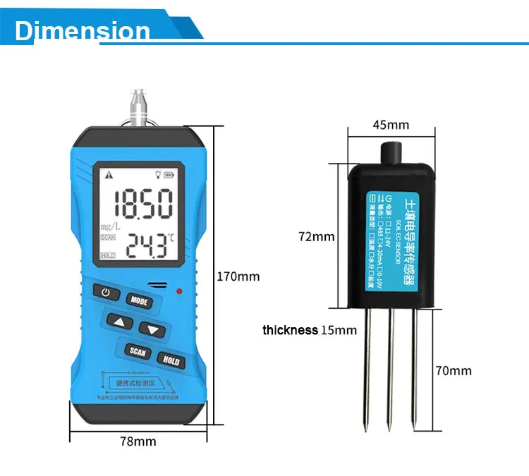 N-P-K Soil Tester Digital - Portable 7-in-1 Soil Analyzer