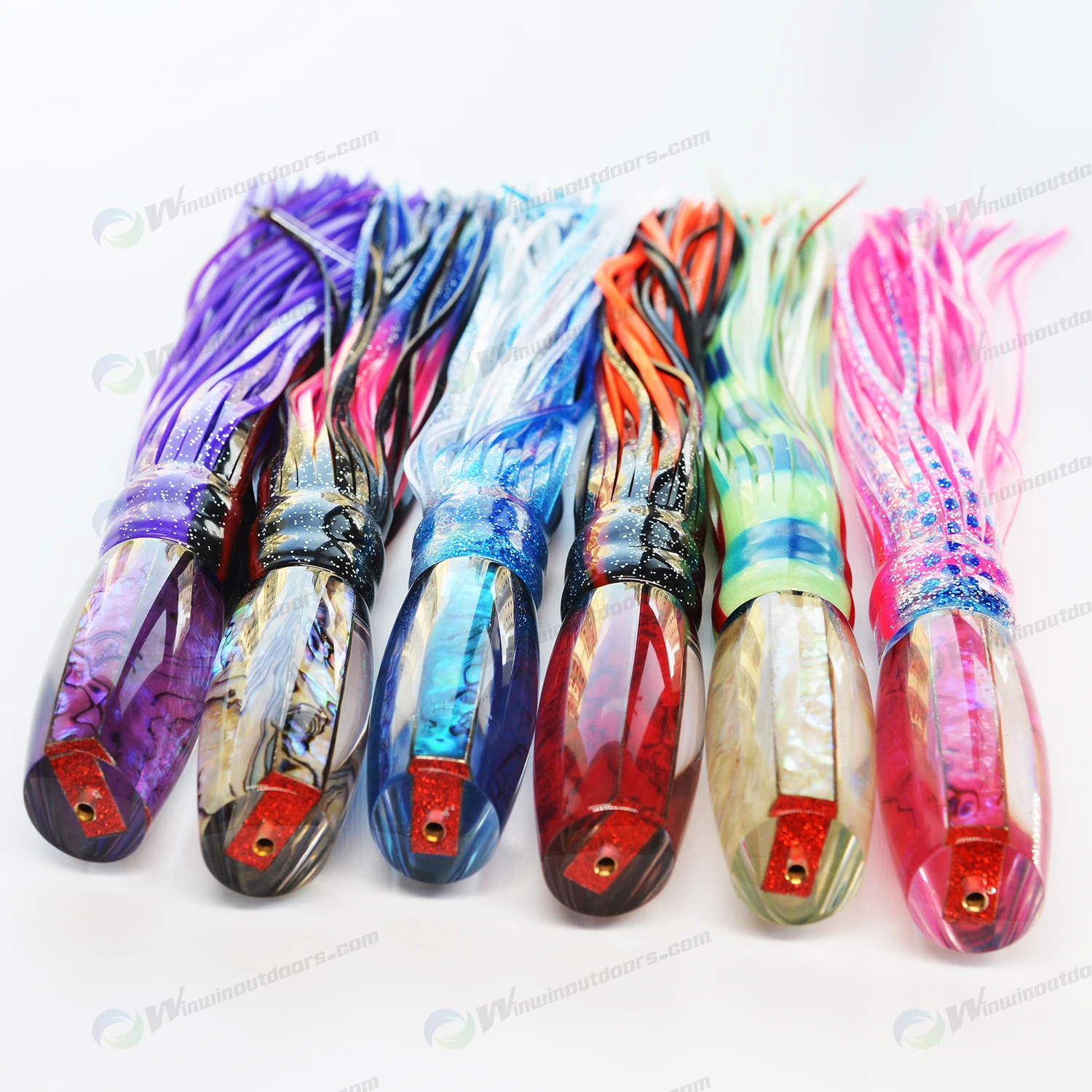 Trolling Lure Saltwater Squid Skirted Deep Sea Fishing Lure