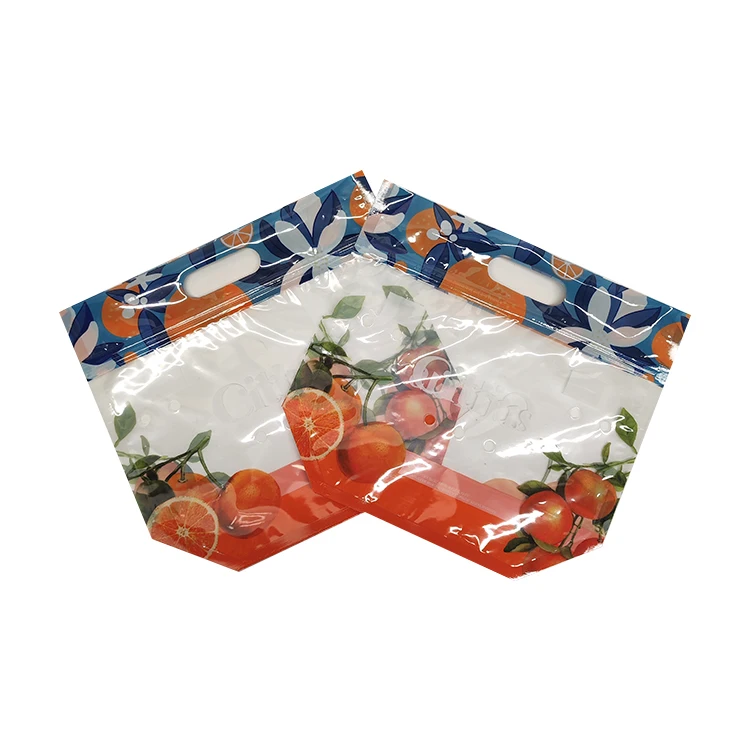 Supermarket Plastic Clear Fruit and Vegetable Packaging PP Pe Grapes Fresh Fruit Packaging Bag ...