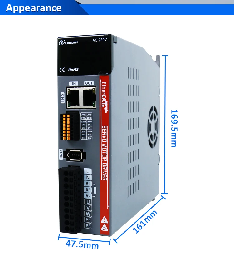 Factory Price Ethercat 100W200W400W600W AC Servo Motor Drivers