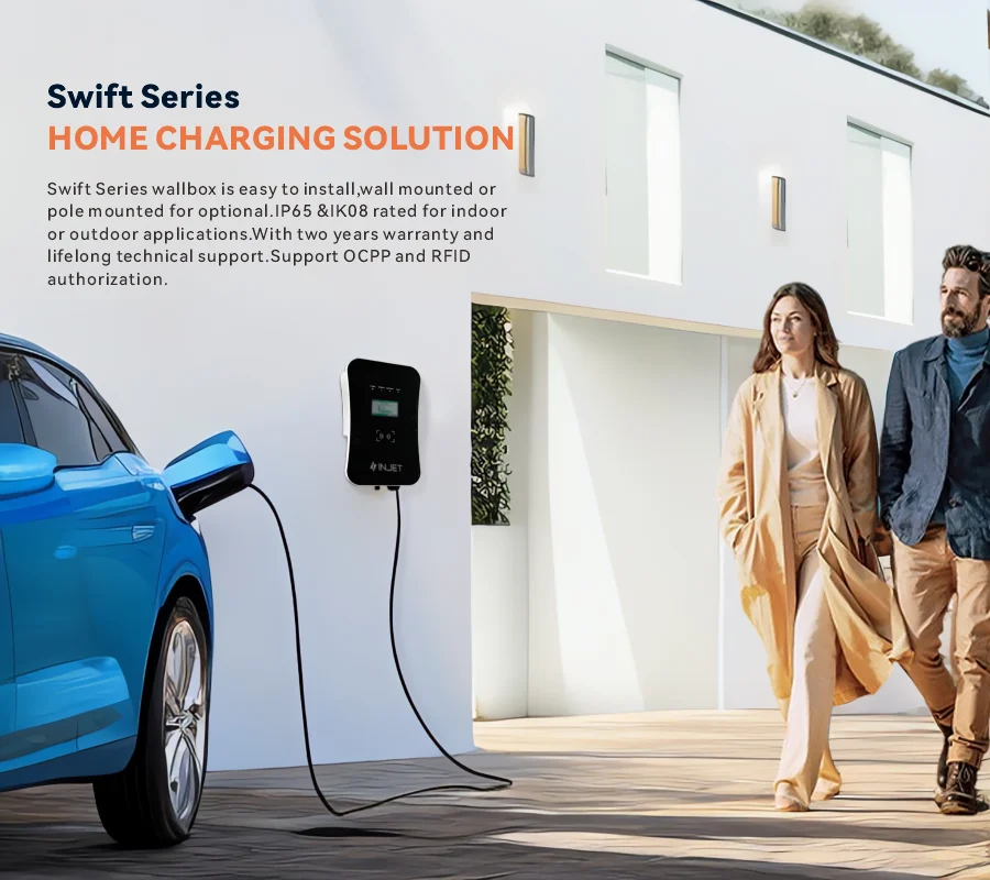 Ac Wallbox Three Phases 32a Type2 Wall-mounted Car Charging Station ...