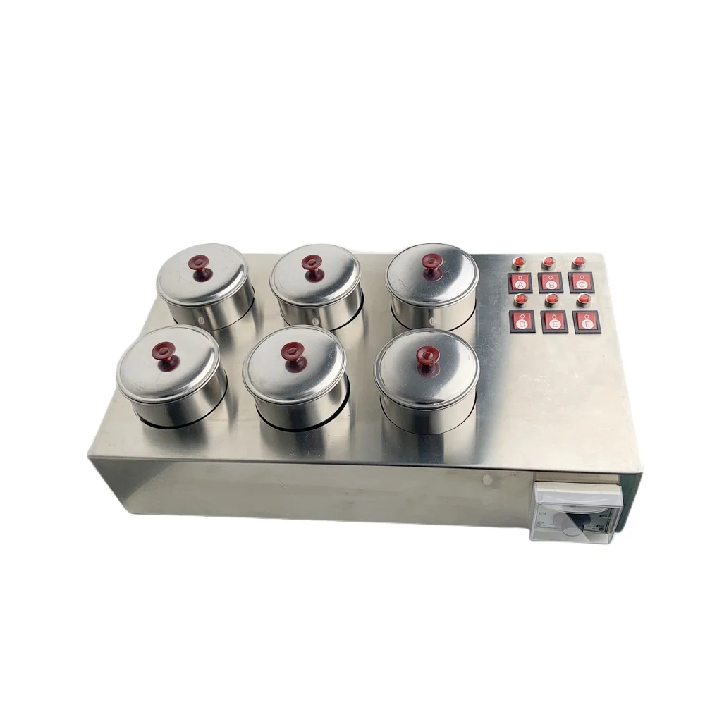 Optical Lens Dyeing Machine Tm-6 Pots Lenses Tinting Bath With 6 Cups ...