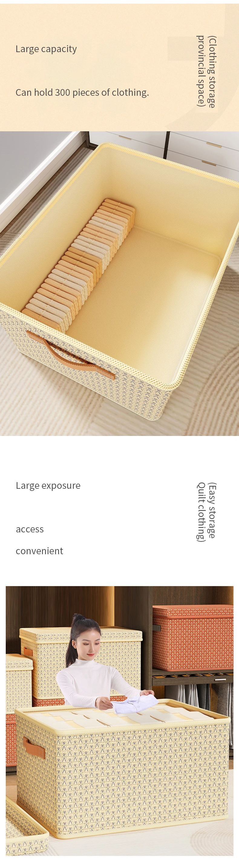 Collapsible Storage Boxes - Efficient Space Savers