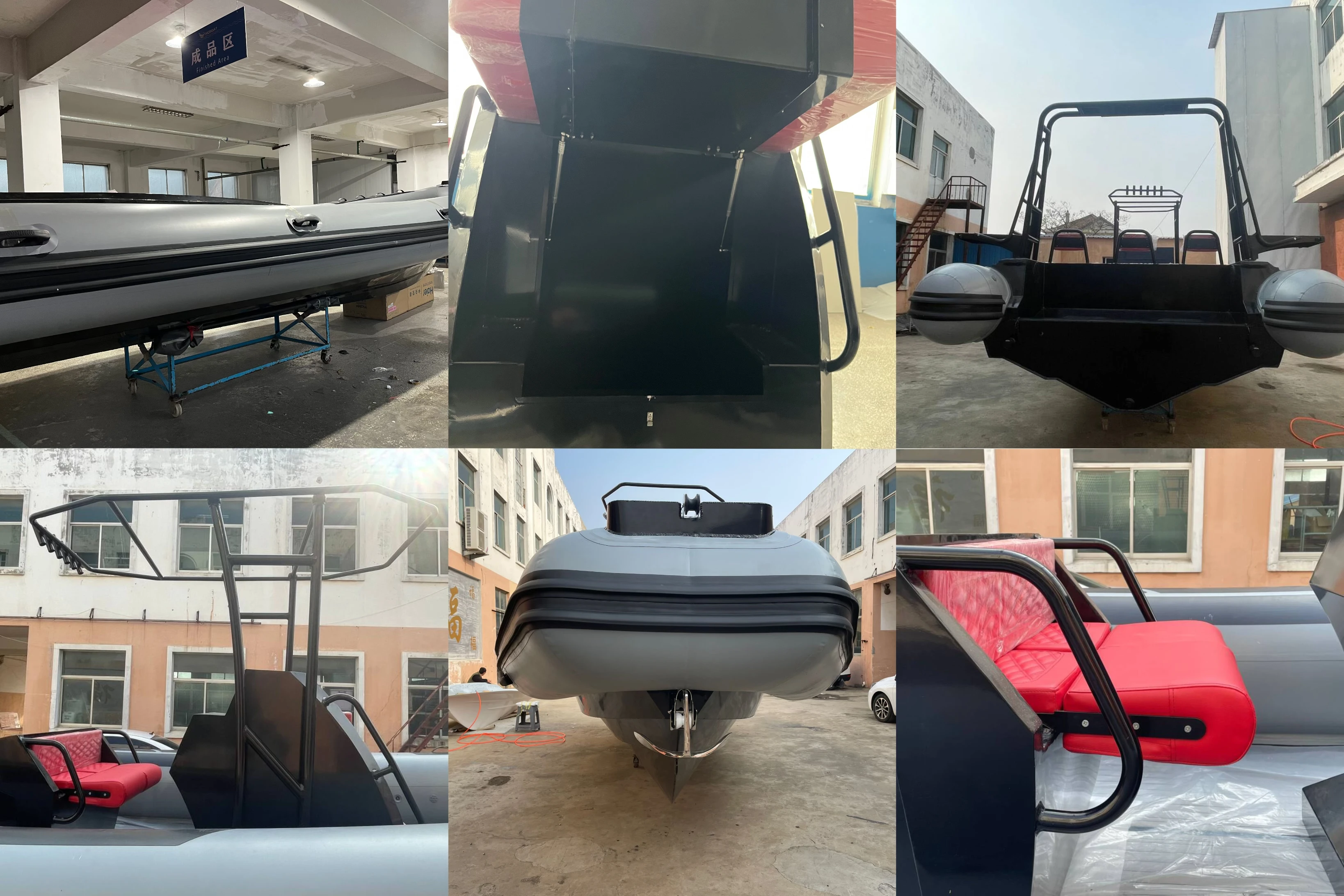 28.7ft With Double Engine Rib 860 Heavy Duty Aluminum Double Hull Rib ...