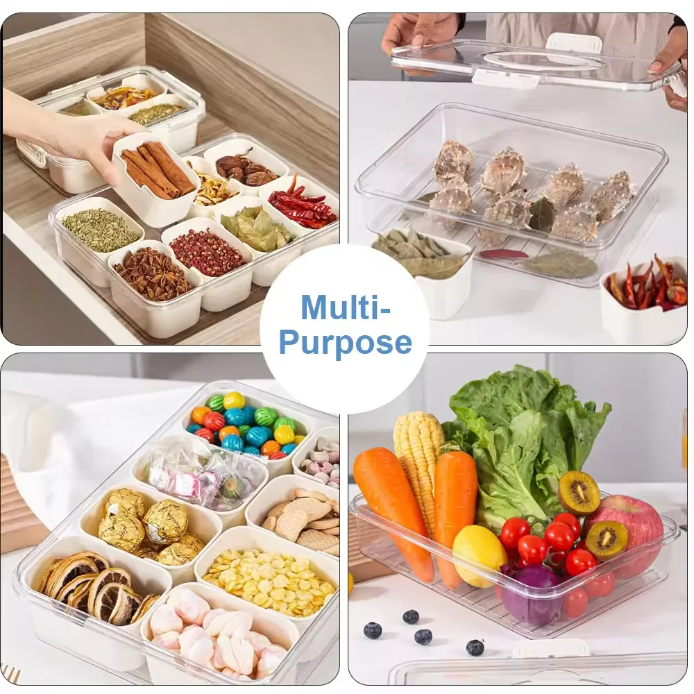 Modern Portable Snack Box - Perfect for Camping & Kitchen