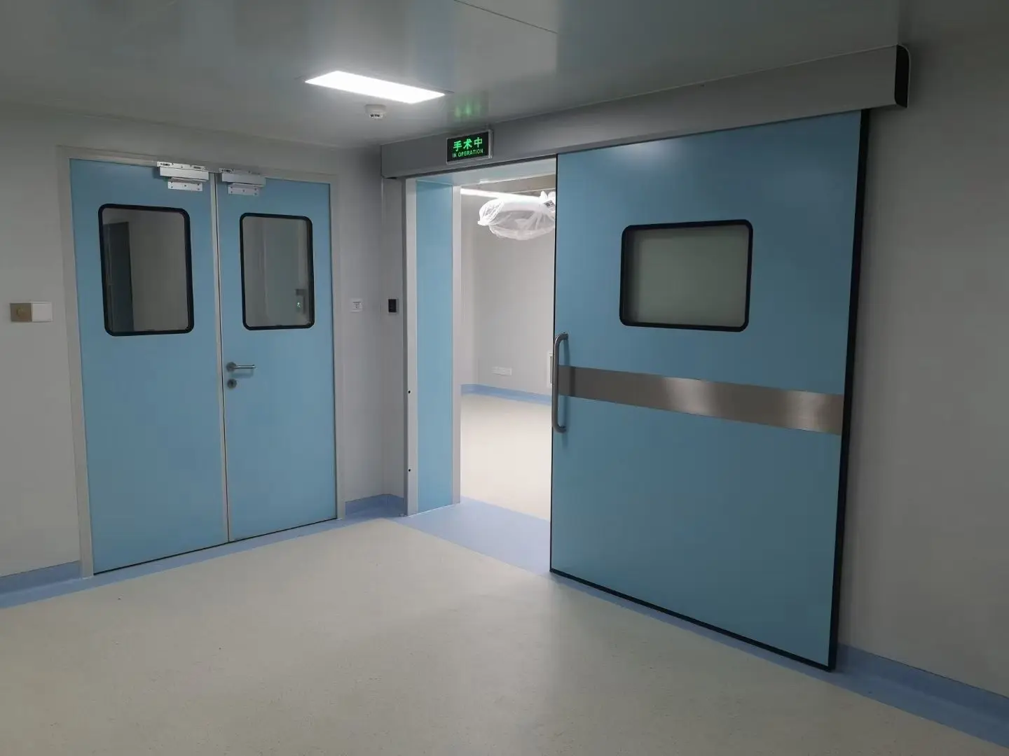 EZONG Automatic Sliding Lead Lined X-Ray Doors for Hospitals