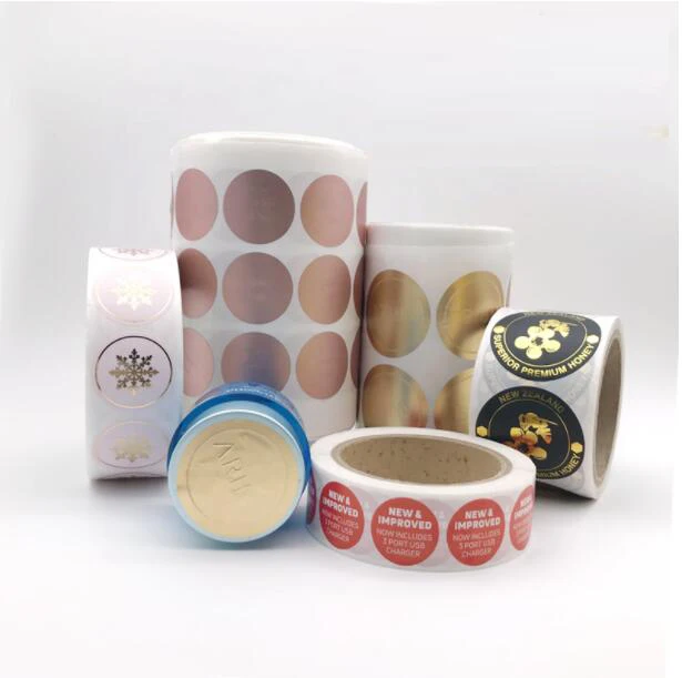Custom Printed logo Labels for Packaging Vinyl Waterproof Sticker ...