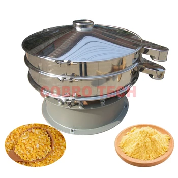 Automatic Maize Corn Flour Corn Grits Cornmeal Rotary Vibro Sifter ...