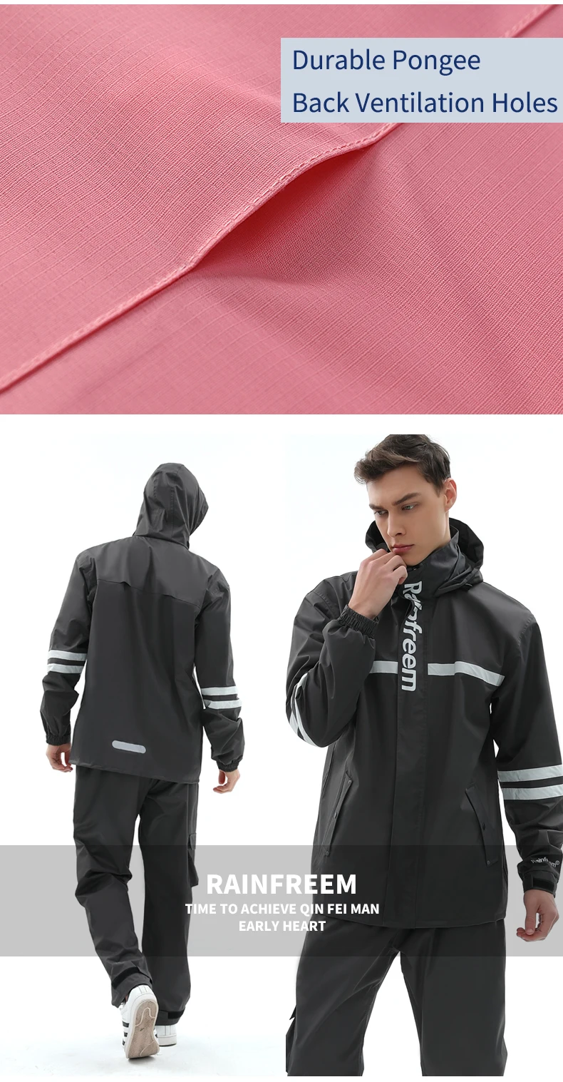 Rainfreem Raincoat - High Quality Waterproof Pongee Jacket